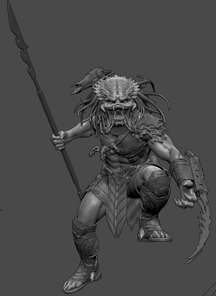 Stan Winston Predator Sketches