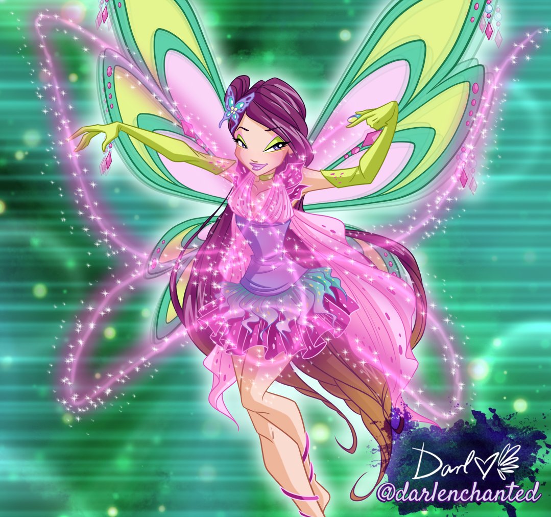 Winx Club Roxy Enchantix Wings Roxy Harmonix By Broncat563 On