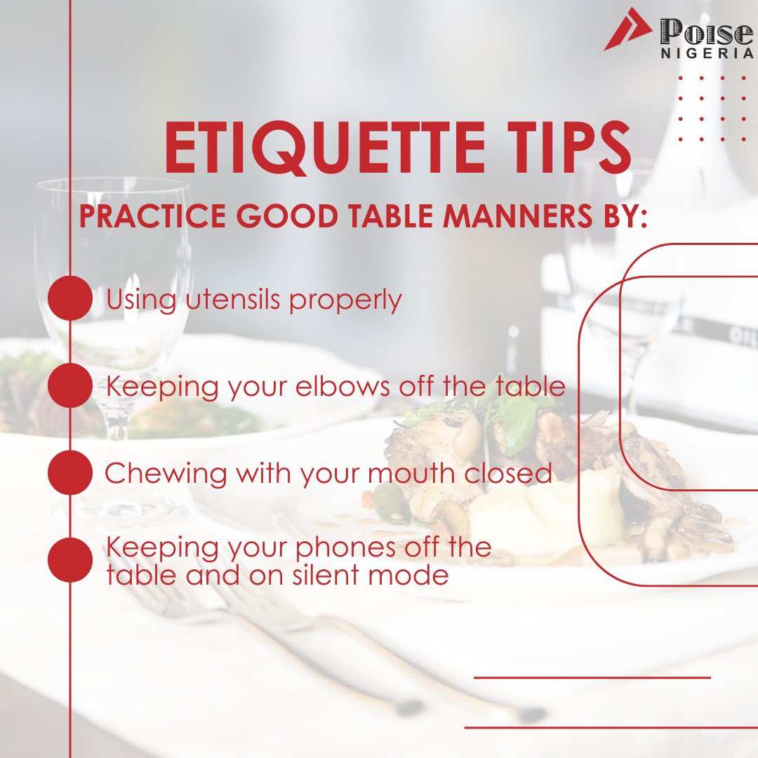 Table Manners Sign Table Etiquette" Images – Browse 3,625 Stock