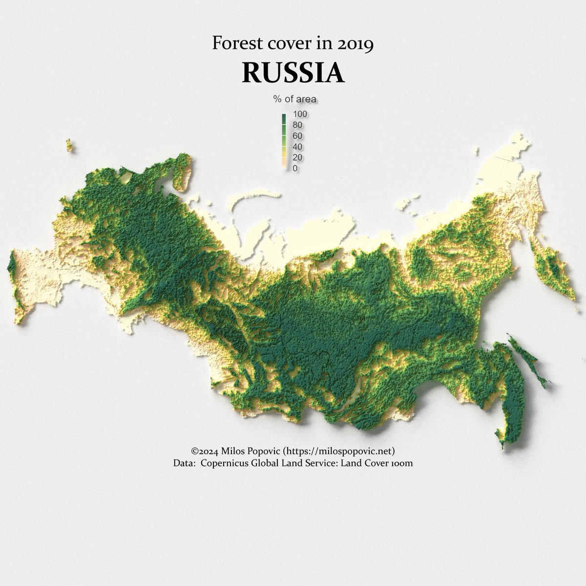 Siberia Forest Map