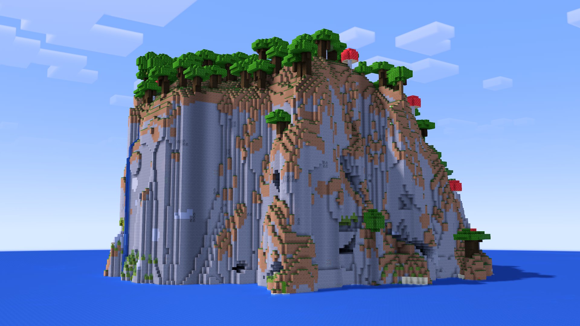 Big Survival Island Seed Minecraft Pe Bedrock Seeds 16 Best Seeds For