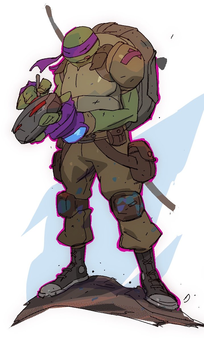 「Character design of Donny boy - #donatel」|Coran Kizer Stoneのイラスト