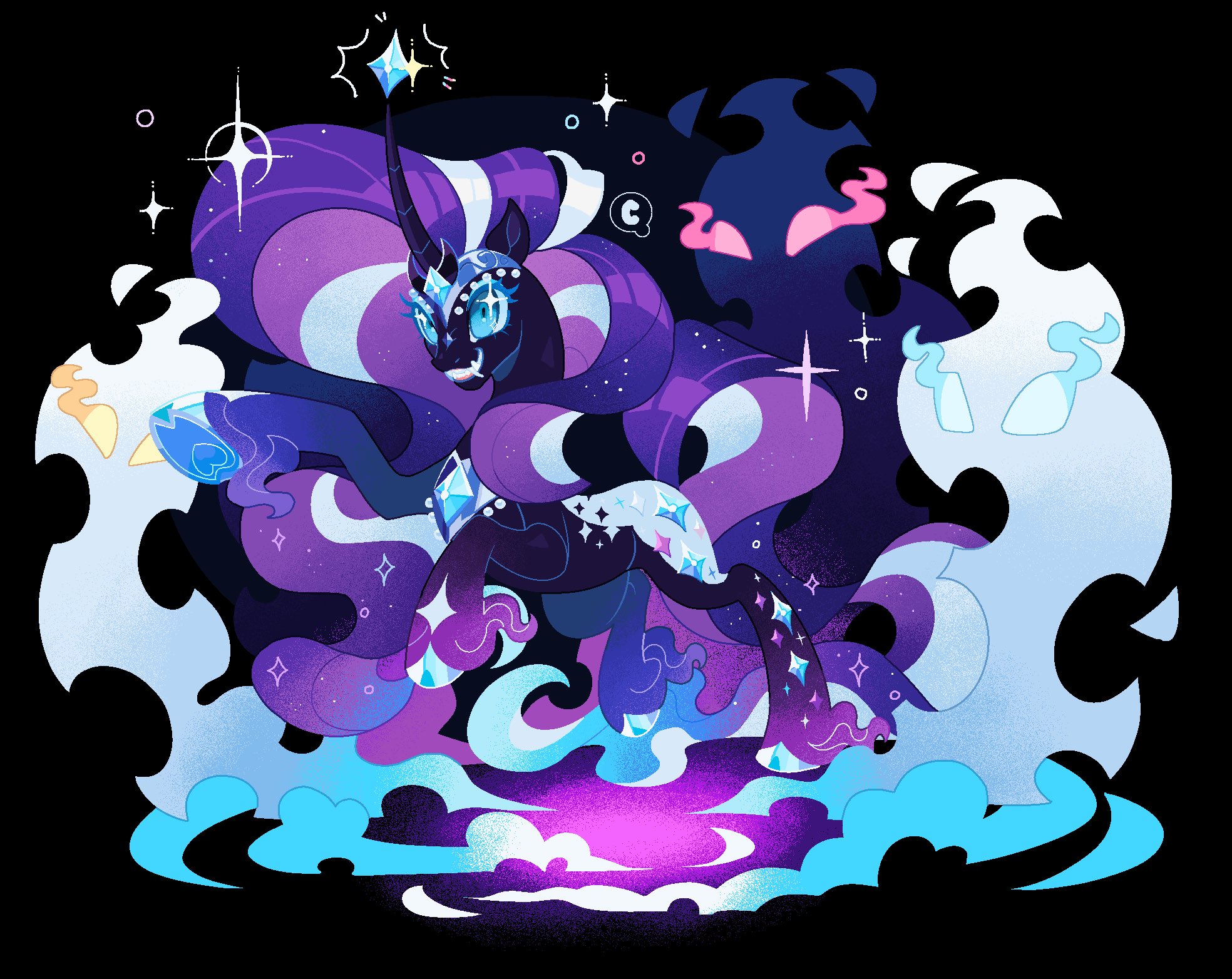 Nightmare Rarity And Luna