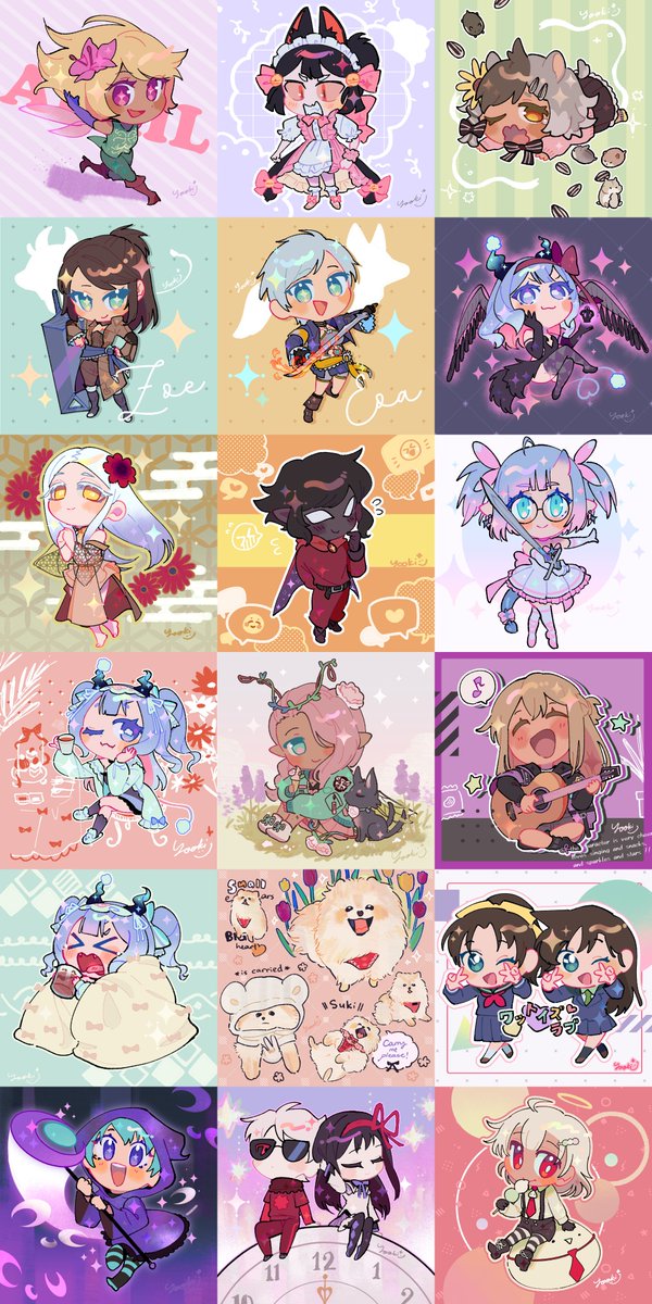 「SOMEONE PLEASE PRAISE ME I FINISHED ALL 60 COMMISSIONS IN A」YOOKI（よーき ...