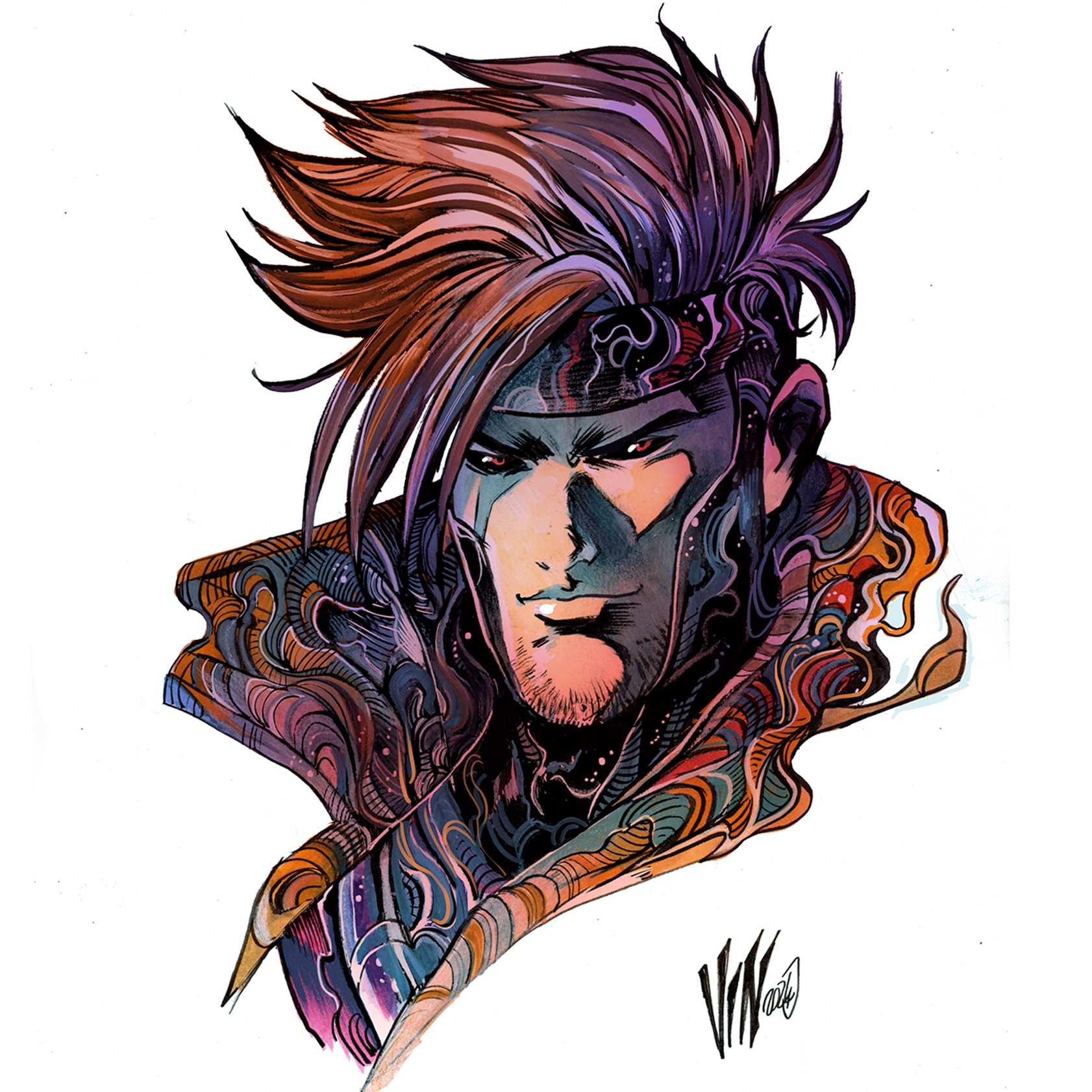 X Men Gambit Drawing Lover This Sketch Gambit By @ink4884 #gambit