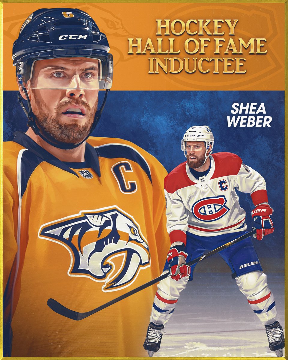 Shea Weber Hall Of Fame