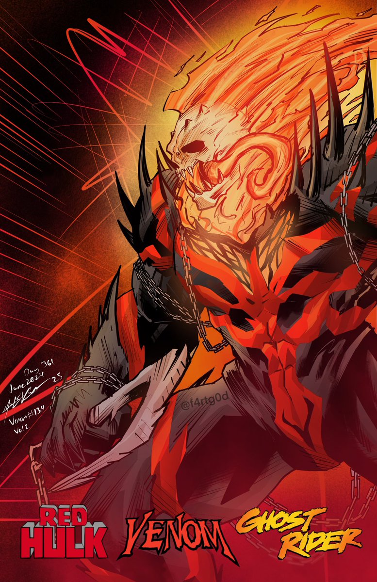 Red Hulk Venom Ghost Rider Marvel Sneak Preview For January 11, 2023: