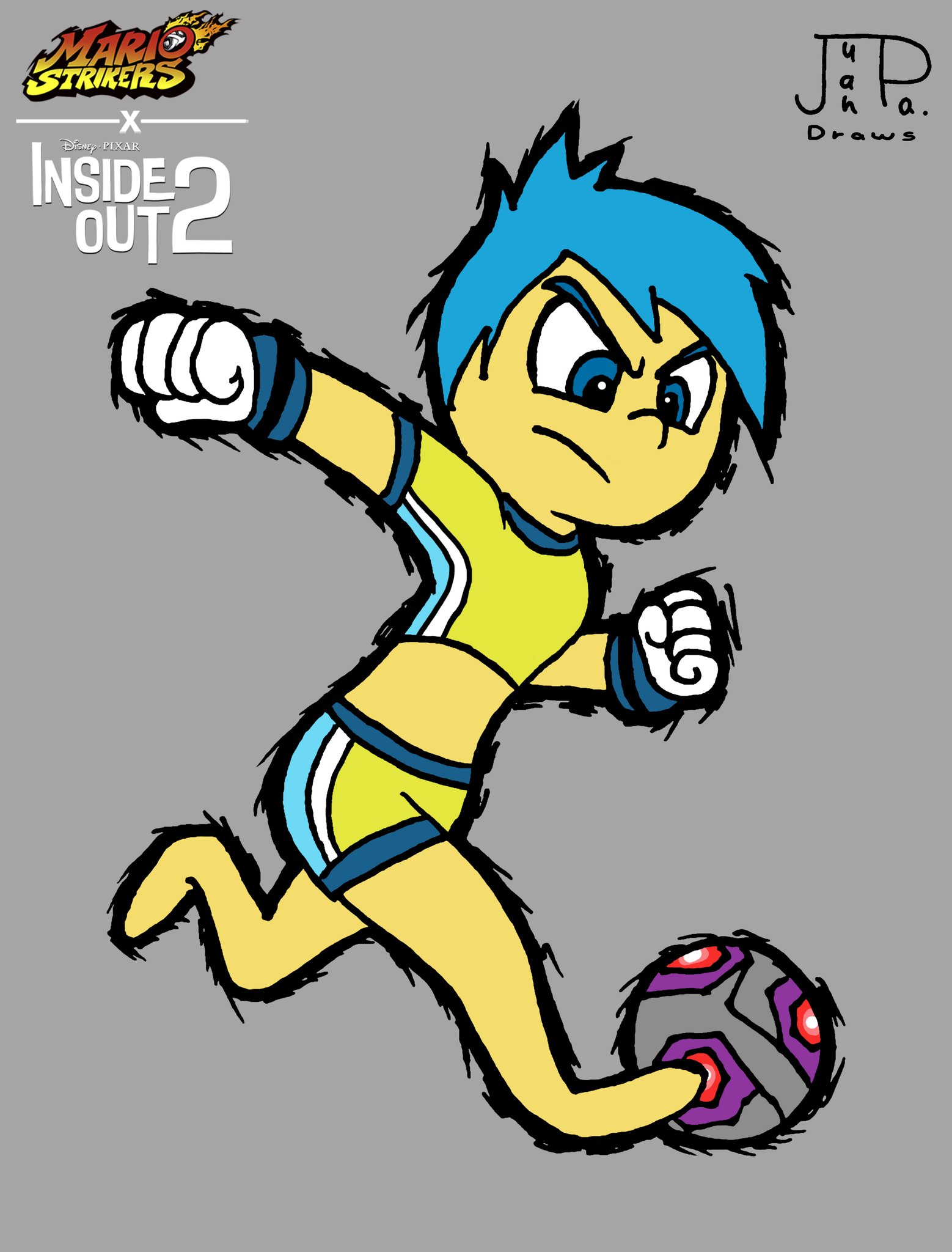 Inside Out Playing Soccer Inside Out | If U Care Share