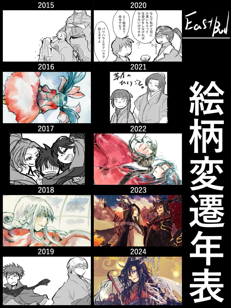 「カラーがデジタルになりました 」EastBudの漫画