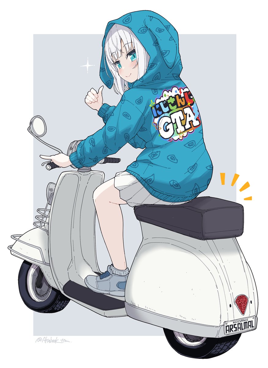 「のってくかい!#マル描いてちょんっ#にじGTAFA 」|たたみがみ📕のイラスト