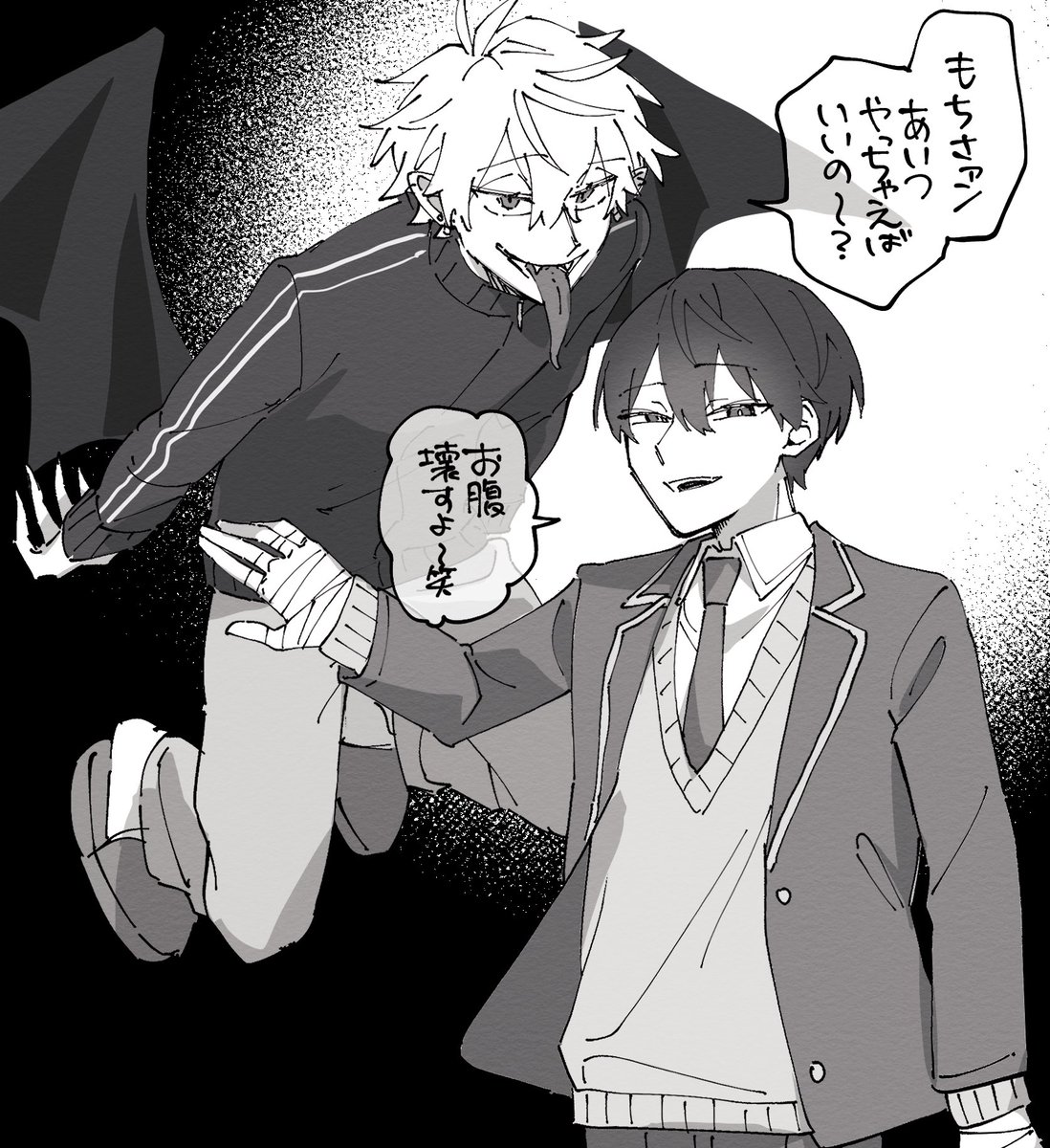 「🀄️🕊️💬💥 #KuzuArt #金剛力也像 」かすﾞの漫画