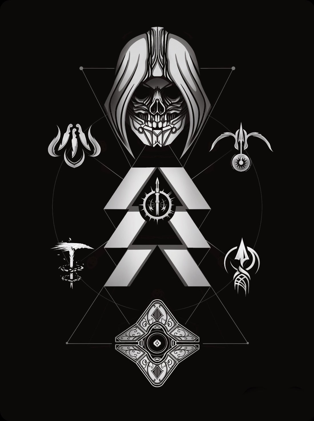 Bungie Destiny Hunter Symbol Destiny 2 Guardian Games 2021 Hunter Gold