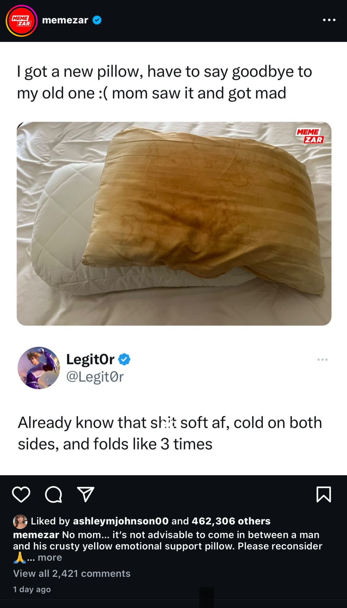 Cold Pillow Memes