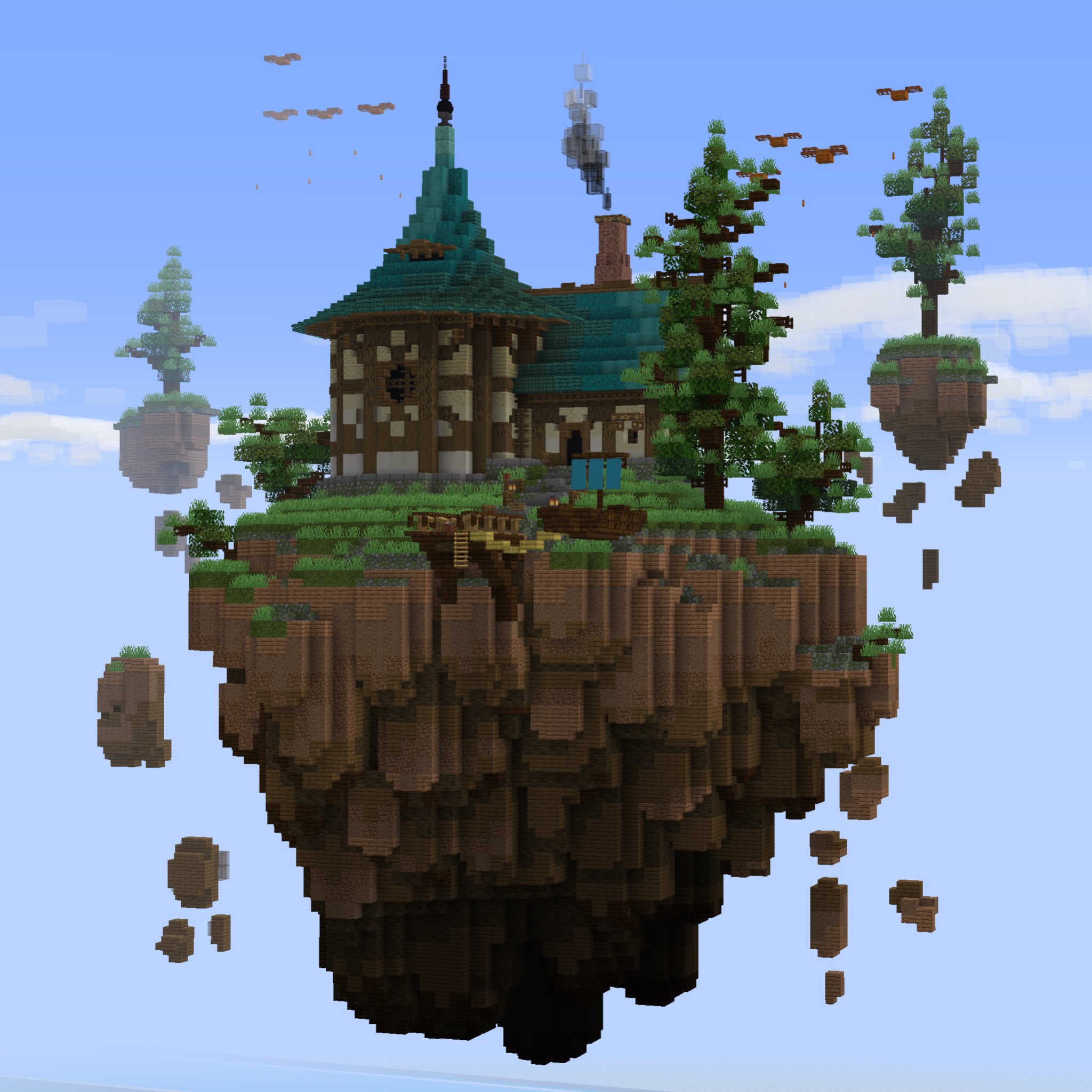 Minecraft Floating Island Floating Island Minecraft Map