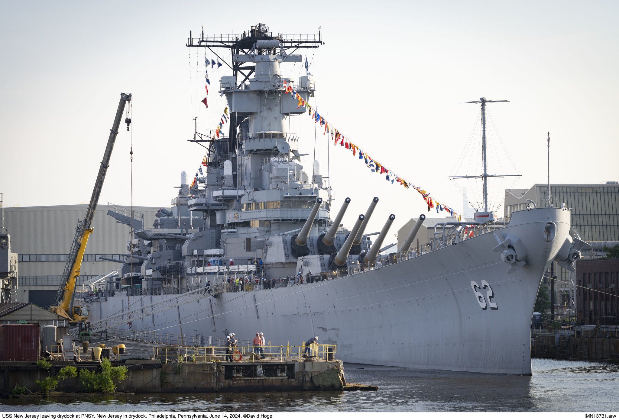 Battleship 62 Wallpaper USS New Jersey (BB 62) At The Panama Canal