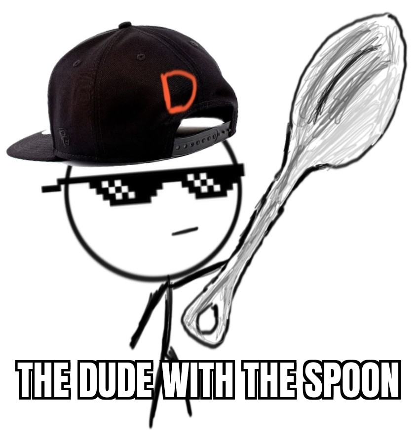 Spoon Guy Memes Guy Eating Cereal With Giant Spoon