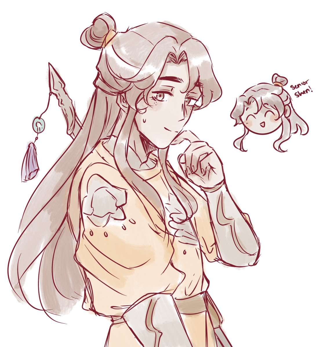 「some love for gongyi xiao !! who deserv」|anhi ☁️のイラスト