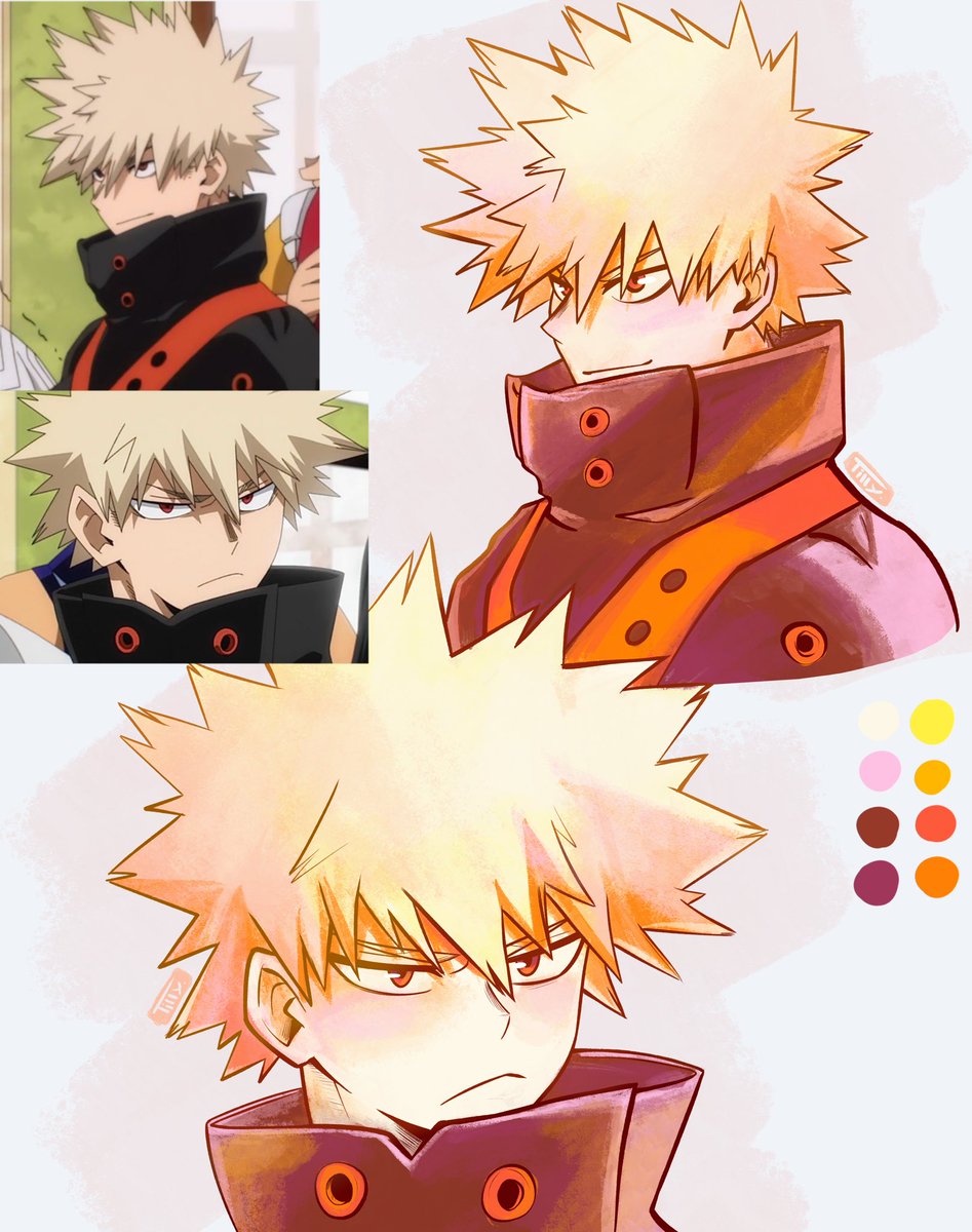 爆豪勝己 「Kacchan coloring practice (I've been enj」| ƬƖԼԼƳ *🧡💚comms and ...