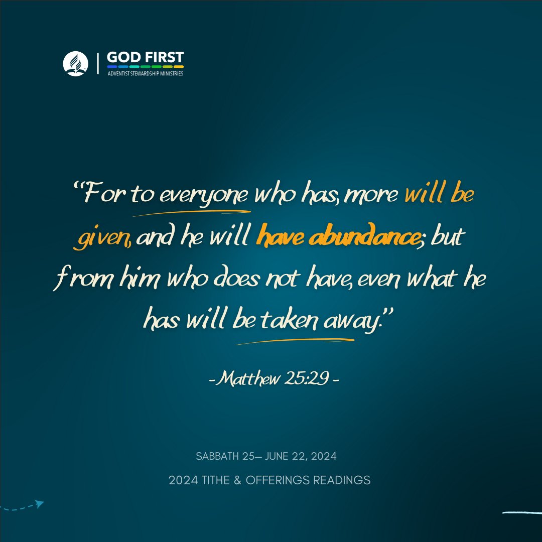 Adventist Stewardship Quotes Adventist Stewardship | 2024 November
