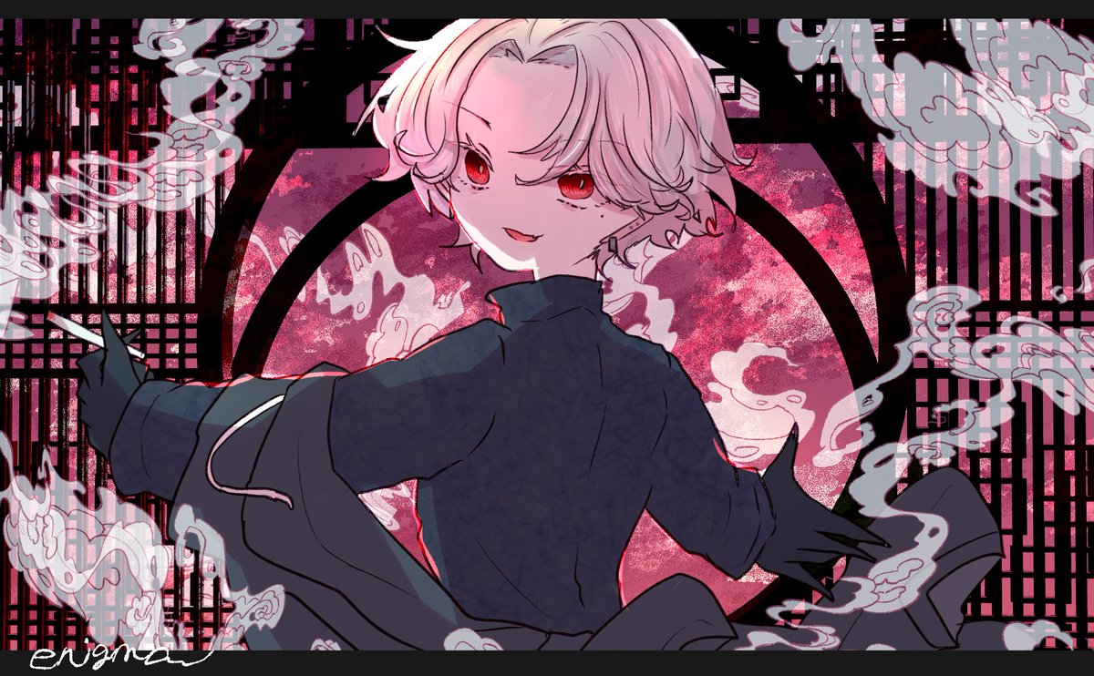 「enigma #にじGTAFA #KuzuArt 」|ここｻﾝ ️‍🔥のイラスト