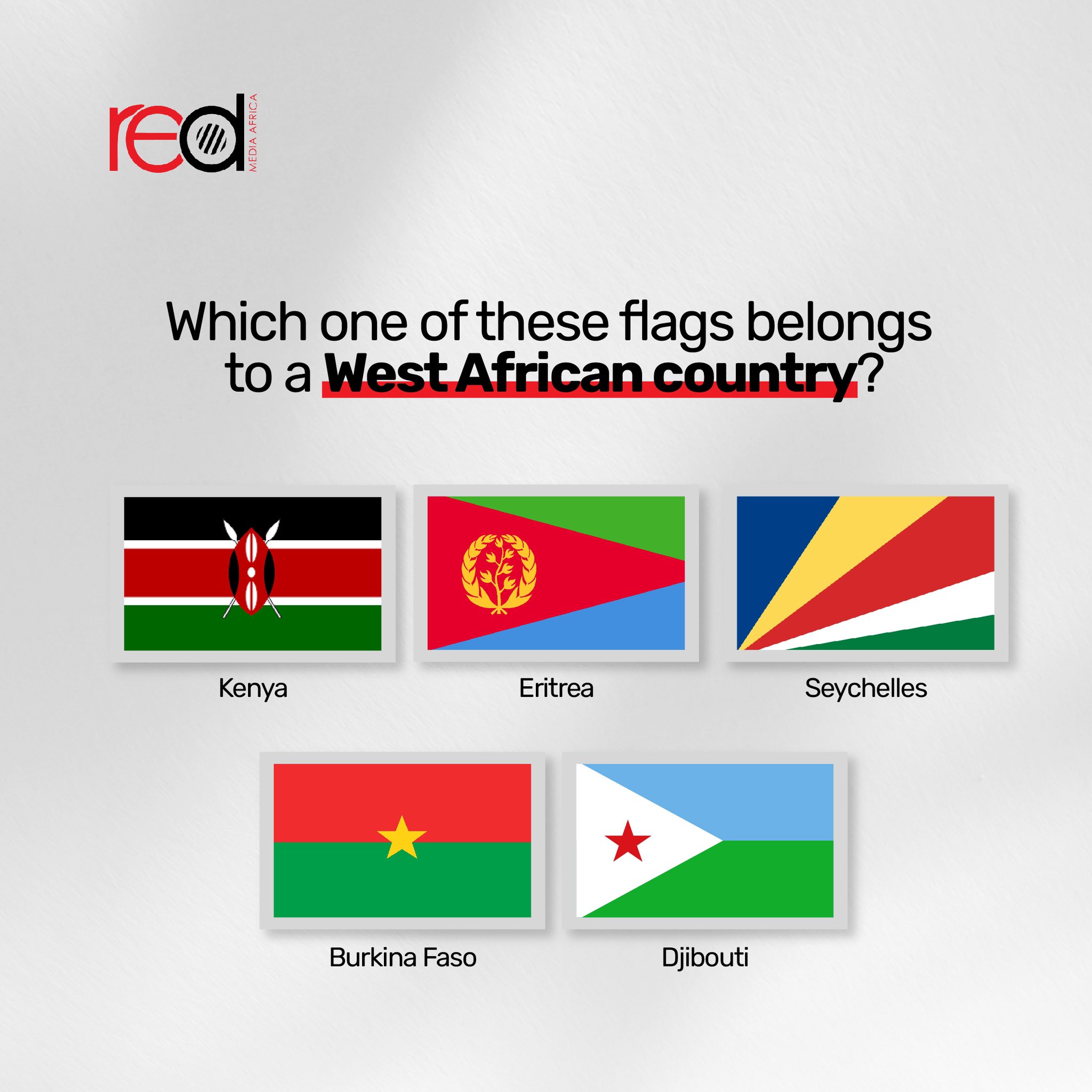 Flags Of West African Countries