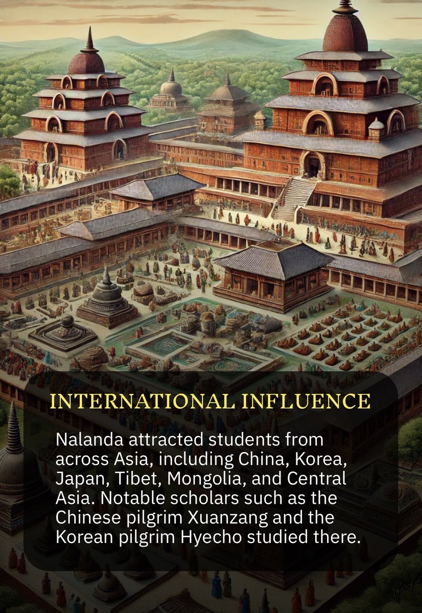 Thread | Incredible facts about Nalanda University, Bihar, Bharat 🇮🇳 1. World's first ...