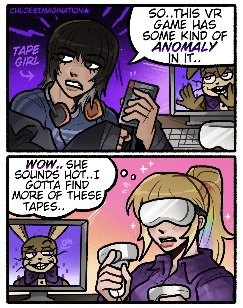 「Vanessa TOTALLY got those Tapes for the FNAF lore.. 」ChloesImagination💫の漫画