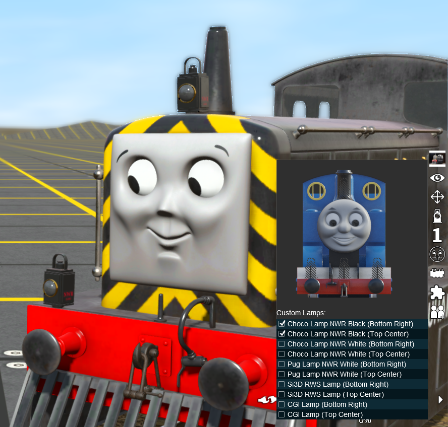 Wanted to give Boxy Lamps for Mavis, so here are some variants I tried ...