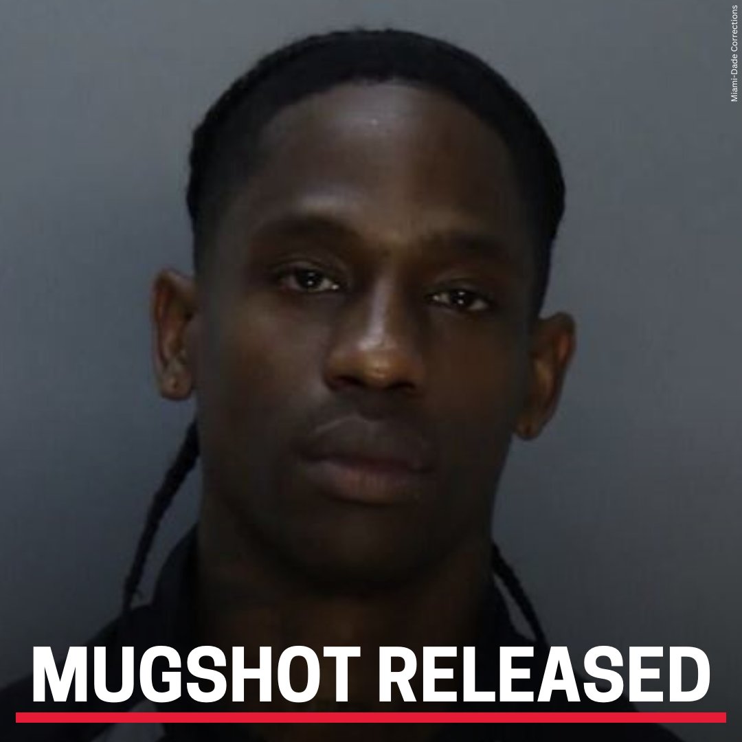 Rapper Travis Scott Mugshot Rapper Travis Scott Arrested For
