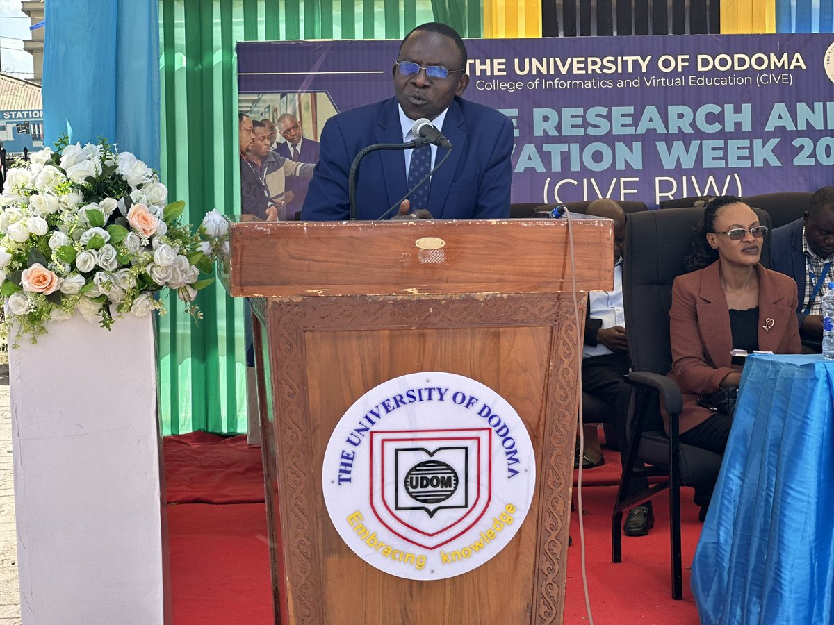 📍Nyerere Square, Dodoma Prof. Lughano Jeremy Kusiluka, Vice Chancellor ...