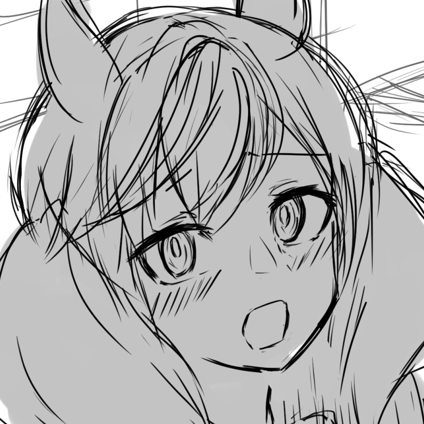 「wip このネイチャは何で驚いて赤面してるんでしょうね?😁 」深山みづき🍵C104(日)東t-17bの漫画