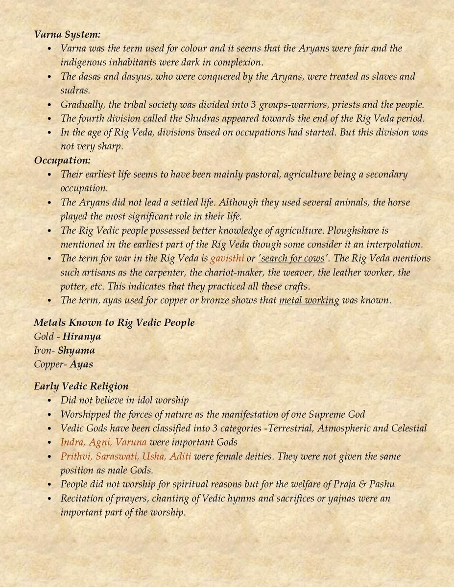 Ancient History Short Notes 👇 -A Must Bookmark 🔖 (A Thread 🧵) - Thread ...