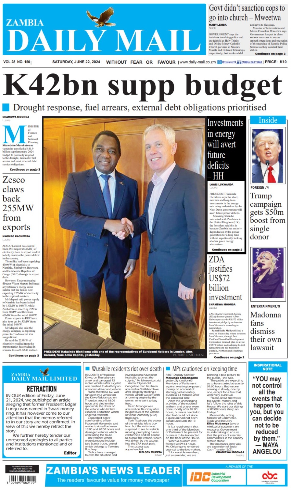 Zambia Daily Mail Government Recruits Over 4,000 Health Workers For