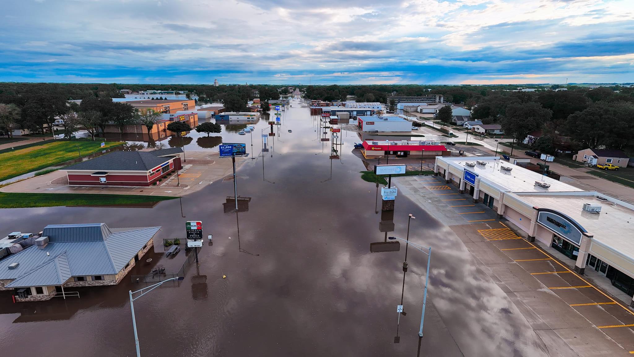 Current Flooding In Iowa Iowa Cities Along The Mississippi River Are