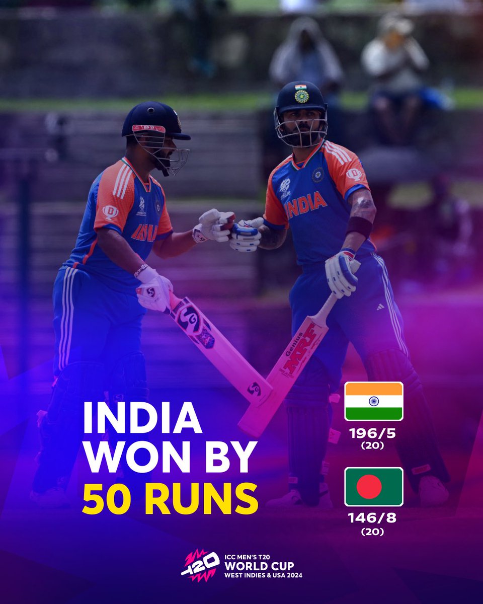 India register a thumping victory 🇮🇳👊 A clinical performance powers ...