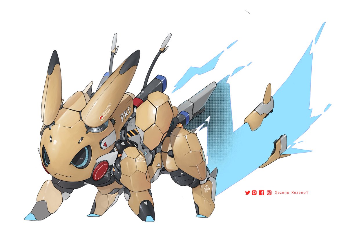 「Mecha Pokemon 」|Marcus Hiiのイラスト