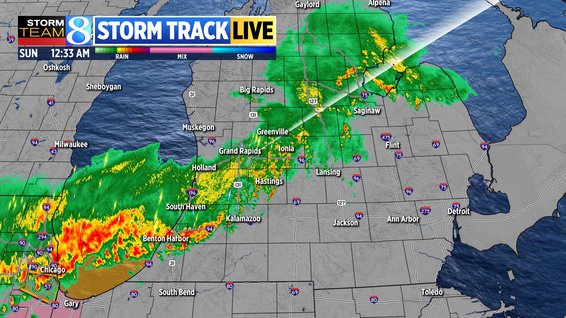 Michigan Weather Satellite Forecast