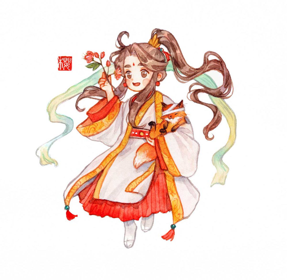 「crownprince and fox #tgcf #xielian #hua」|🌱 Mioのイラスト