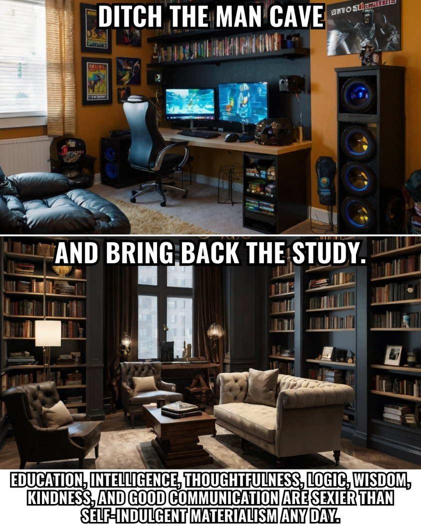 Man Cave Study Memes