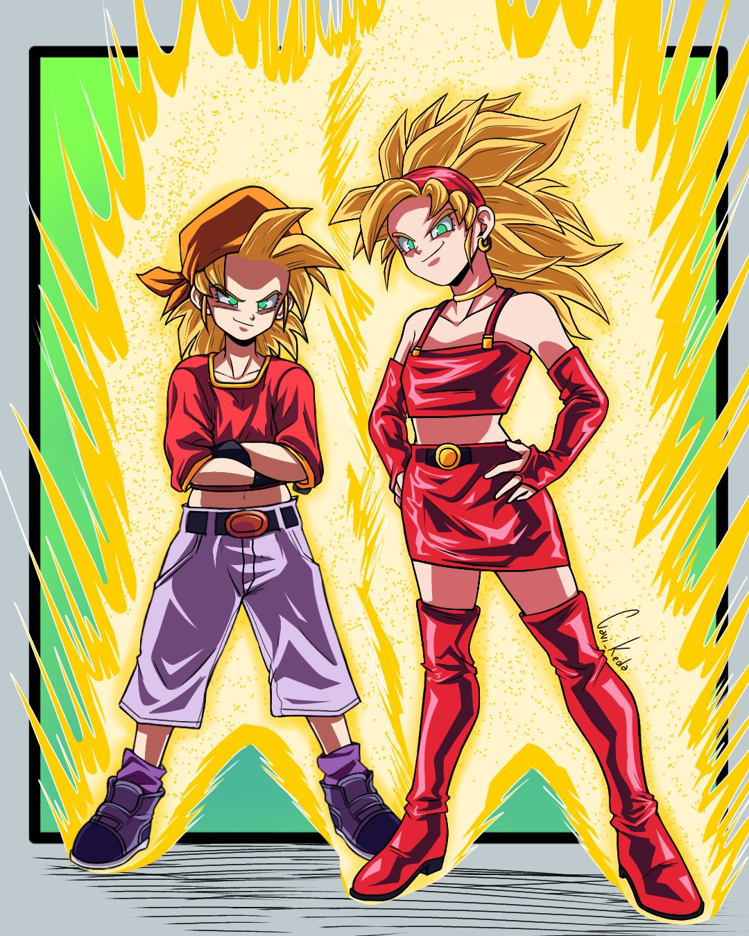 Pan And Bulla Super Saiyan SaiyanGirl 🥰 Gogeta, Bulla, & Pan Say