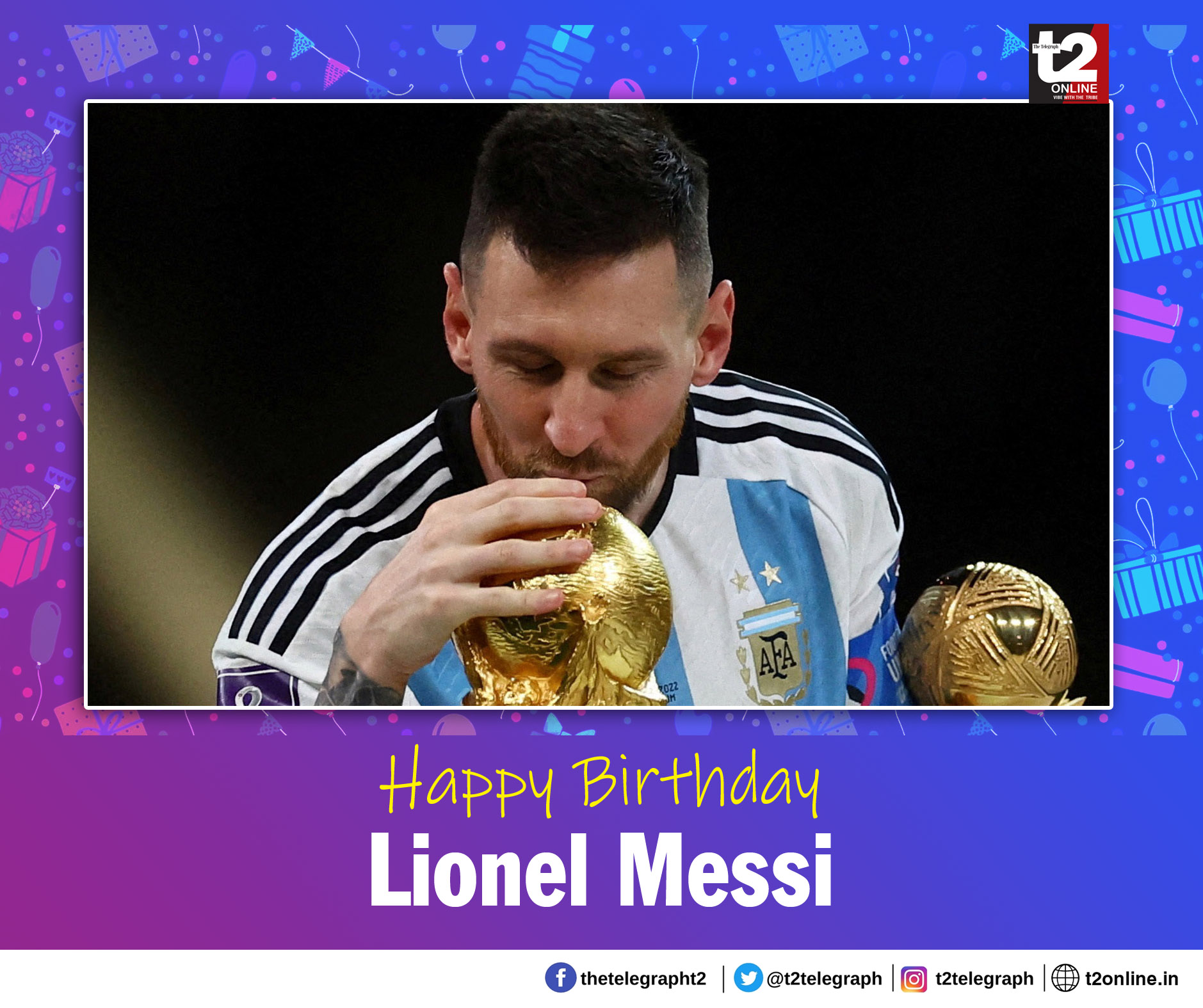Messi You Happy Birthday Wishes Messi Birthday Card Digital Download