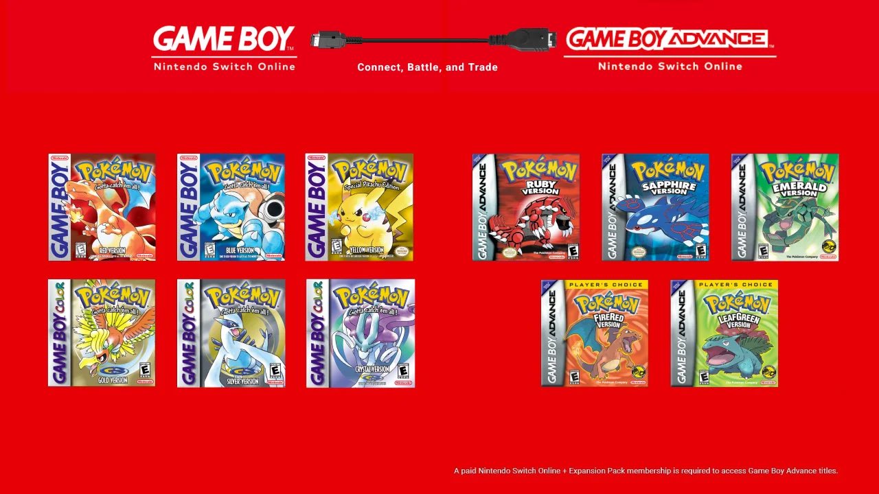 goomba on X We hope that the classic Pokemon games will one day arrive on Switch on the Nso and or for sale individually on the eshop We hope a announcement in the