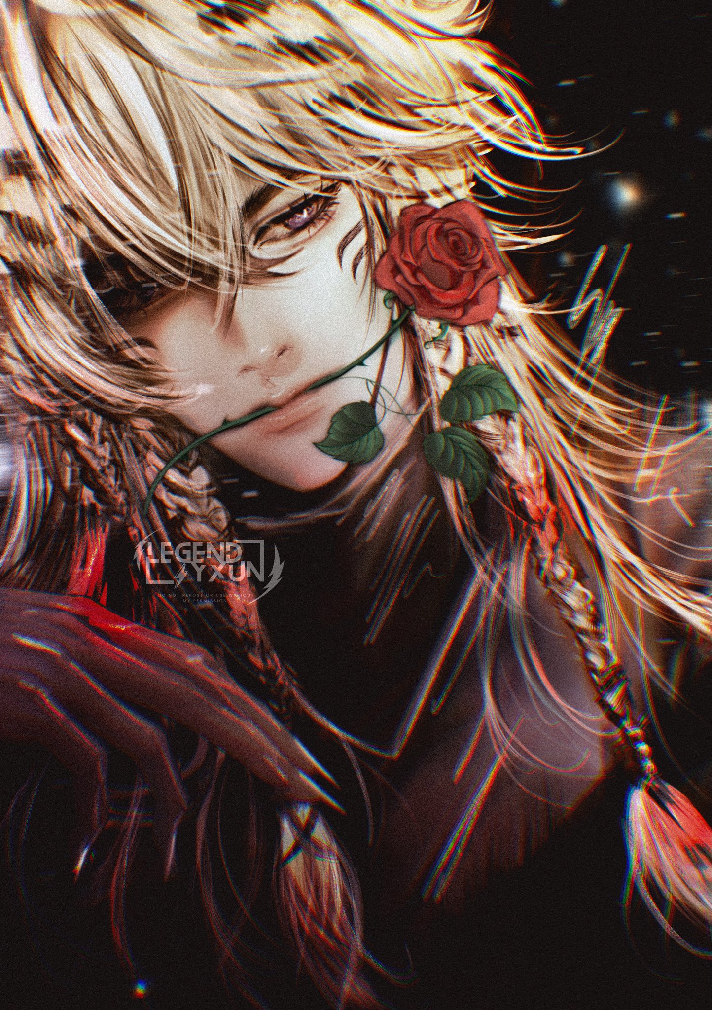 Anime Vampire Guy With Wings