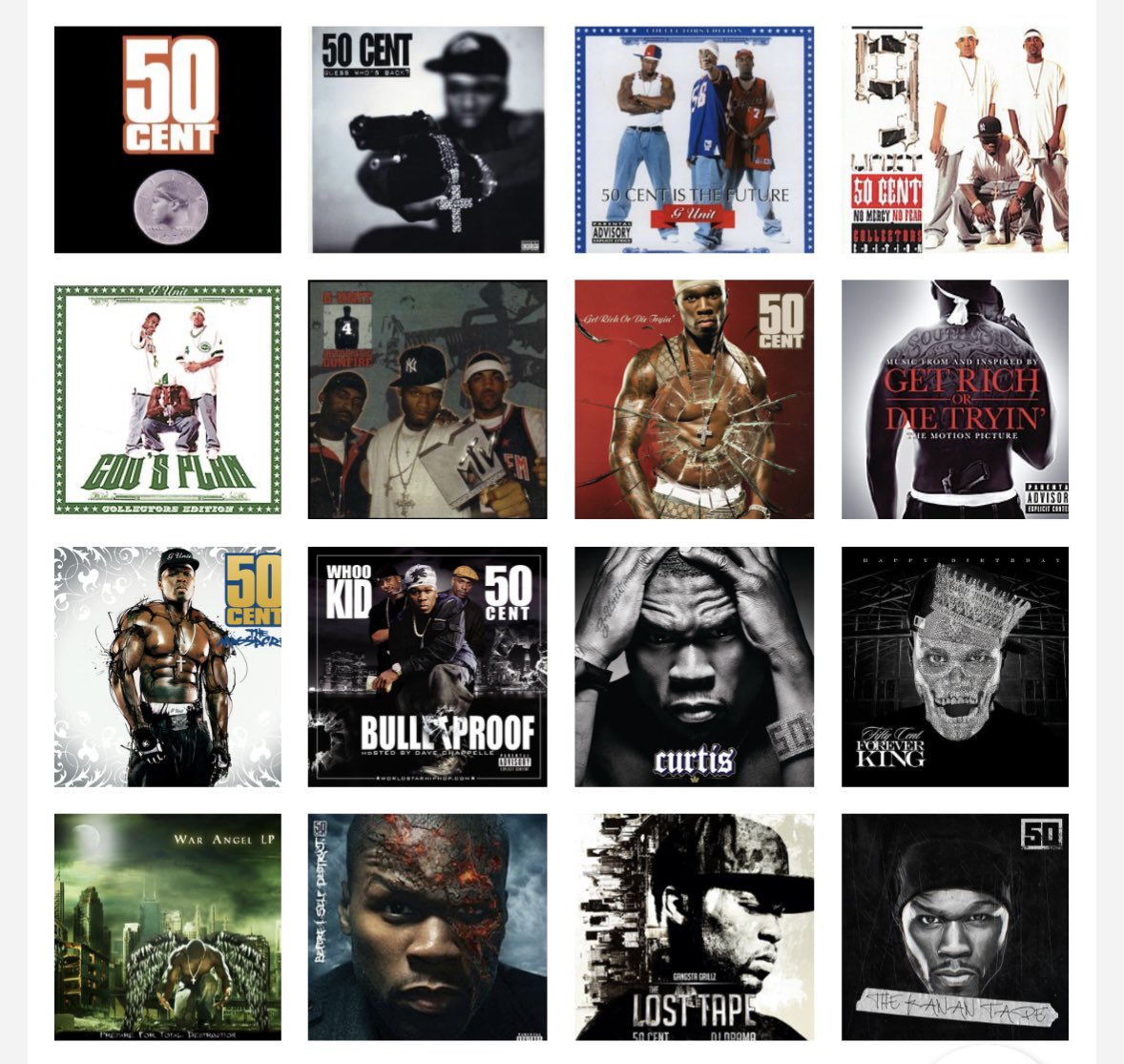 50 Cent Albums