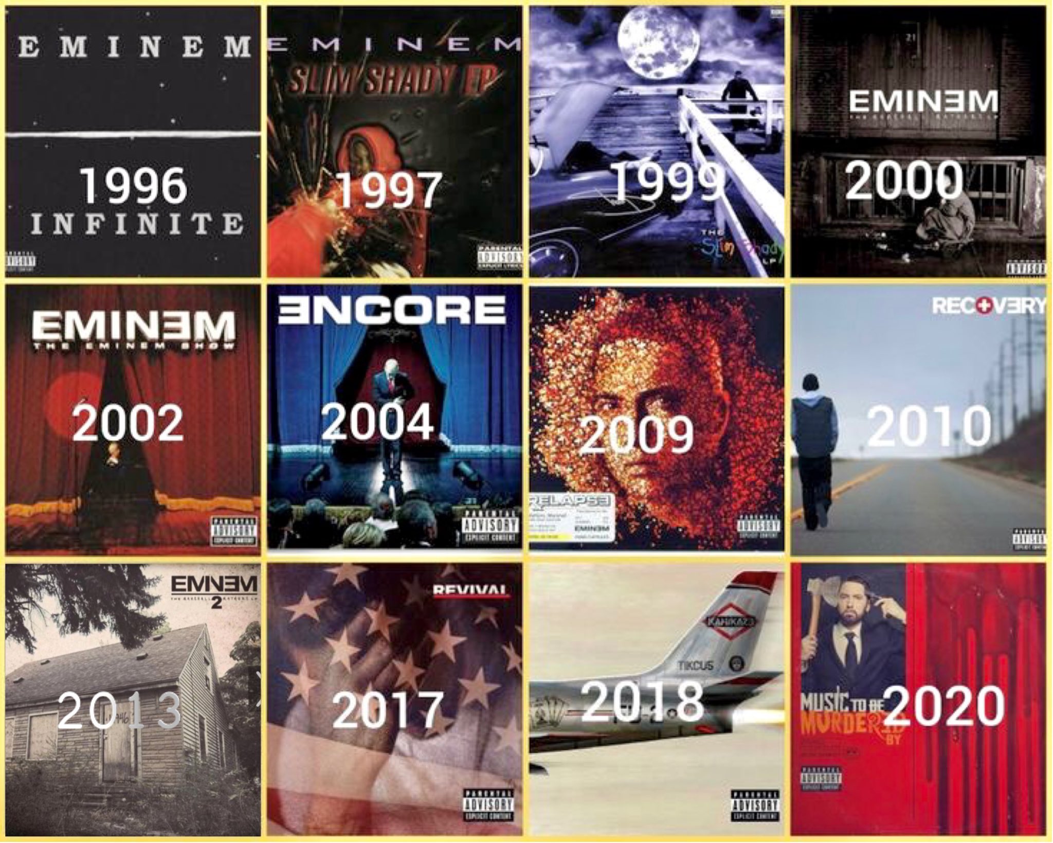 Eminem Album Covers In Order Eminem Posters – Original Poster Shop