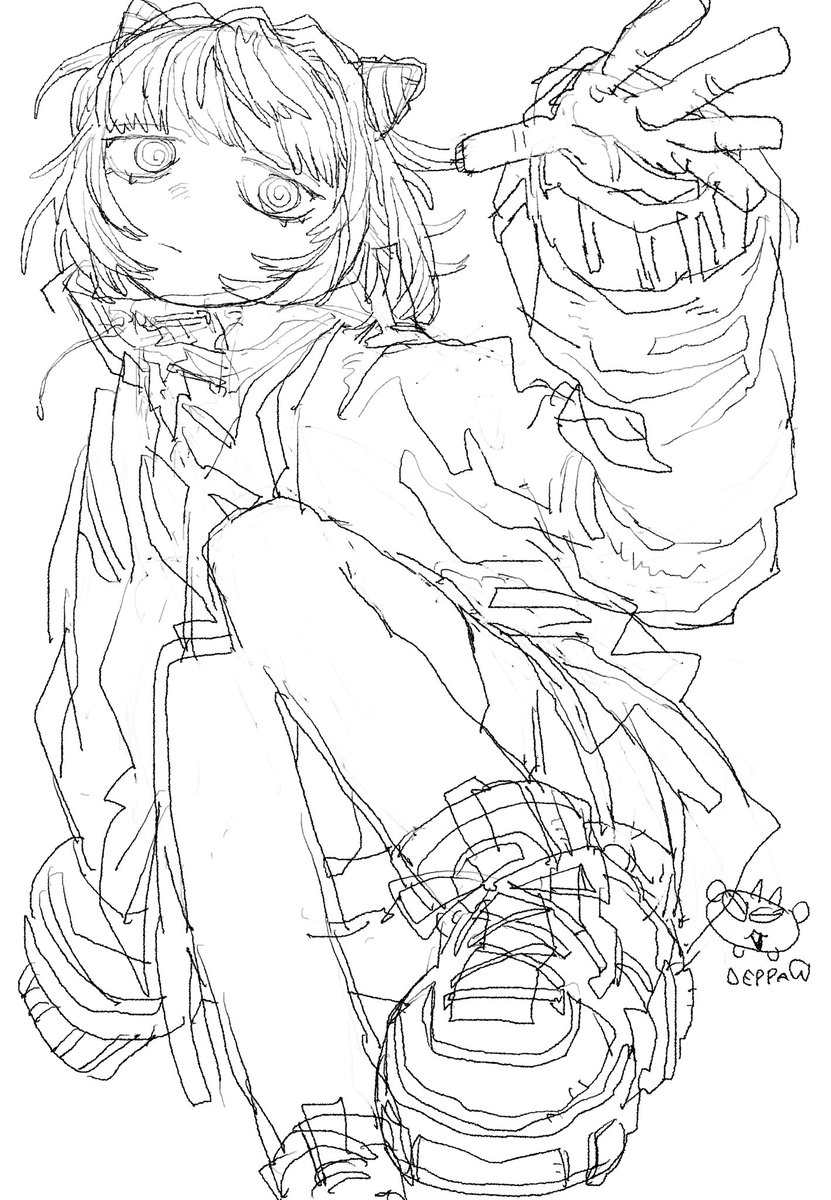 「skebラフ」DEPPA🦷の漫画