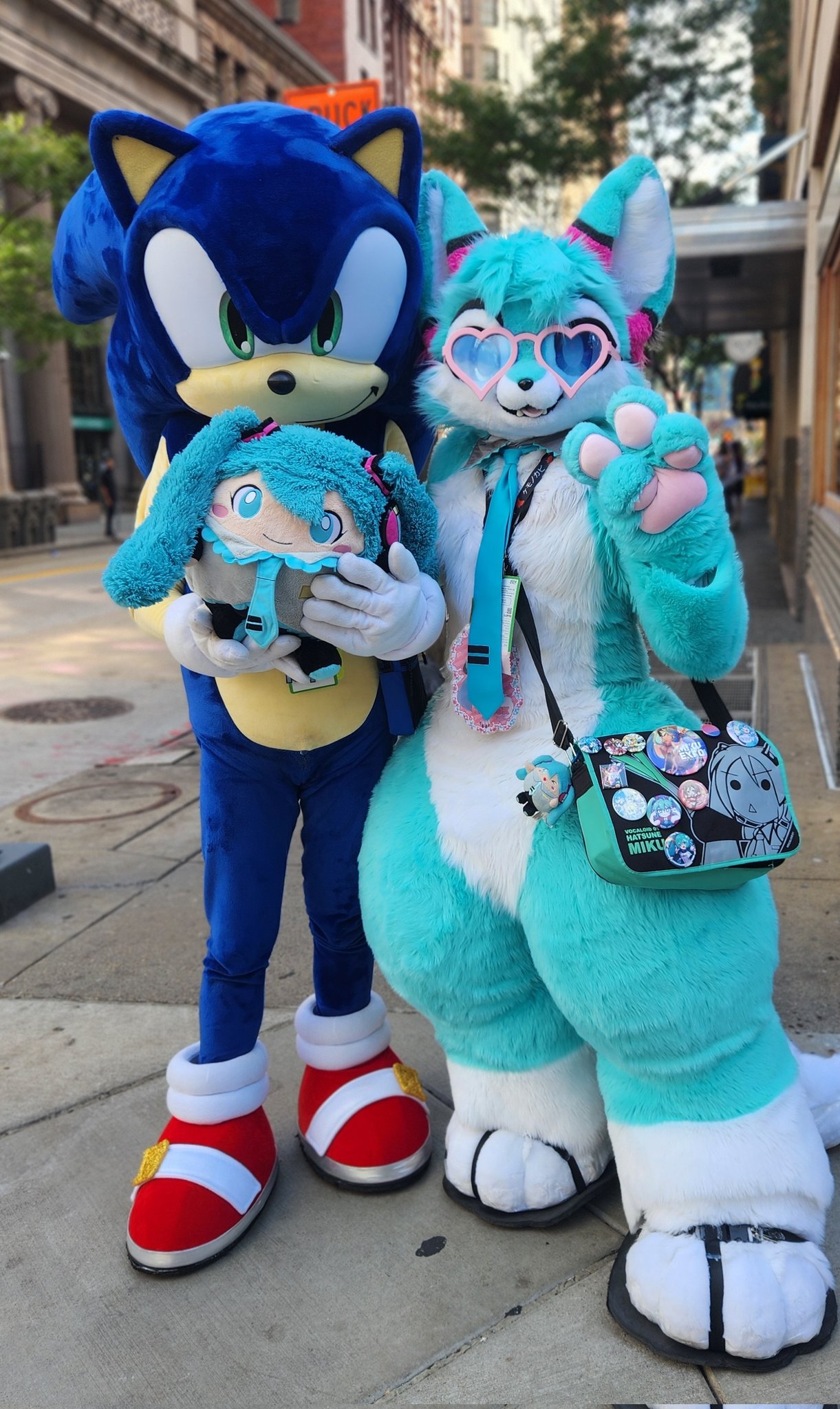 Hatsune Miku And Sonic