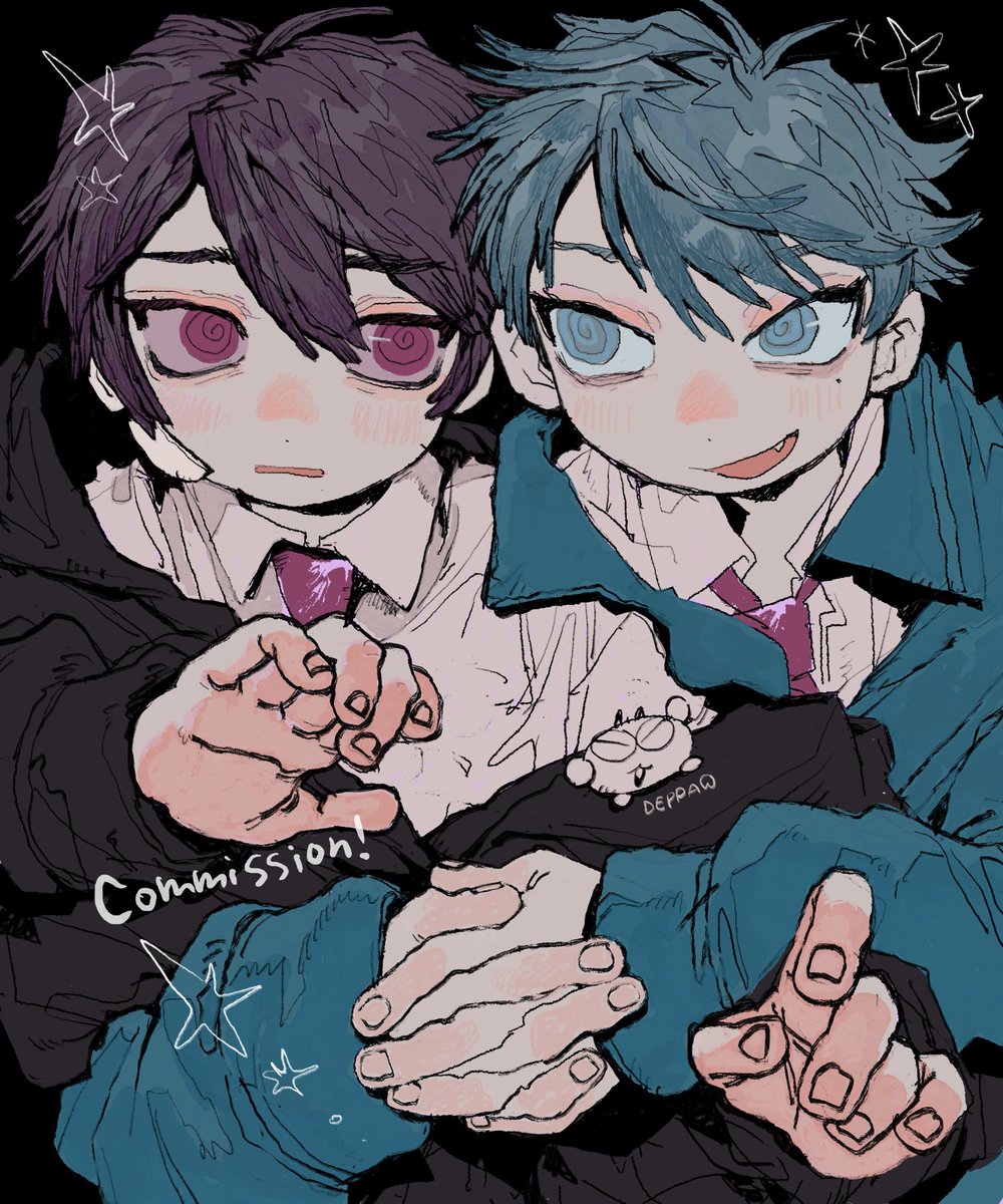 「skebありがとうございましたDo not reprint or use 」|DEPPA🦷のイラスト