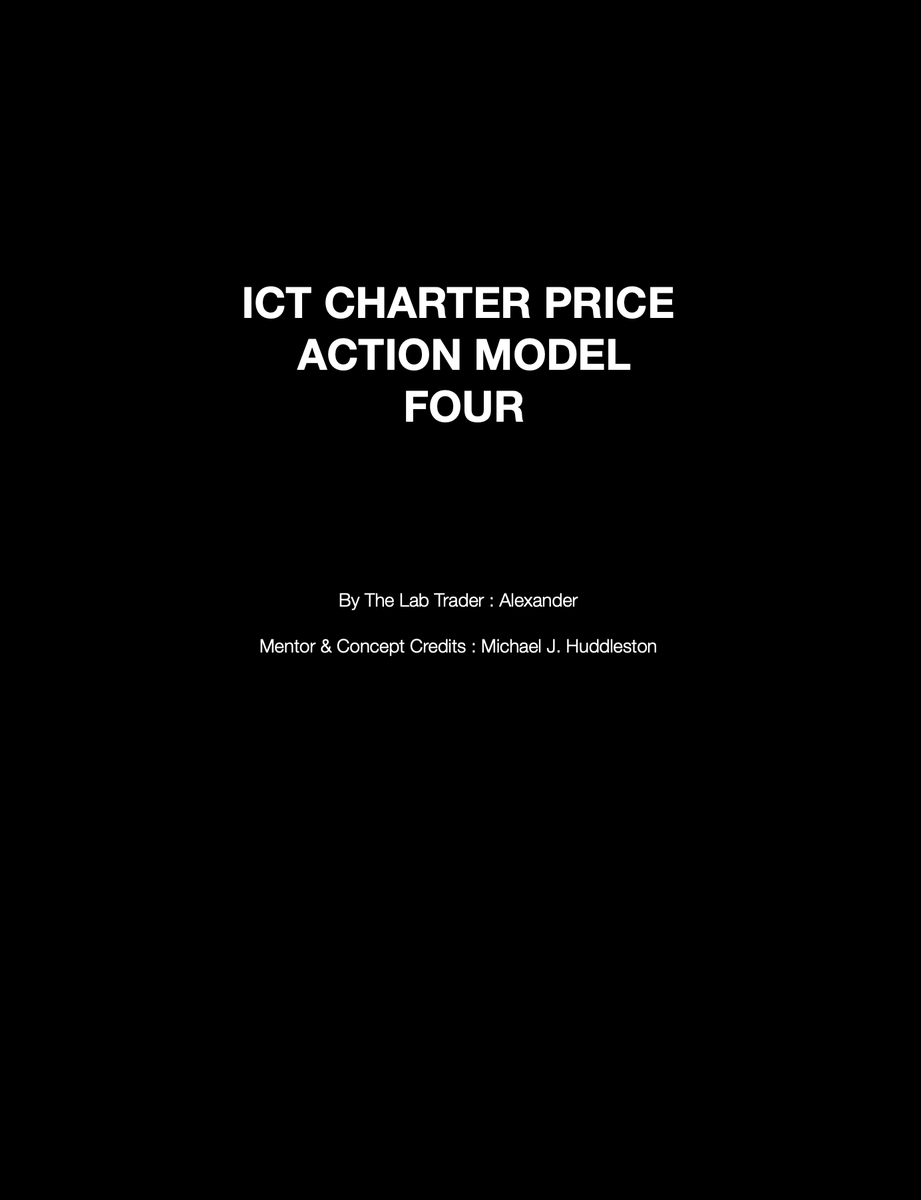 ICT Price Action Model Four Position Trading pg. 1 of 5 - Thread from Alex 🧪 @alextlaz - Rattibha