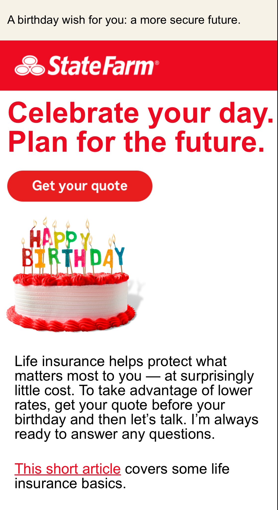 State Farm Life Quotes Quotes For Good Offered By Jim Donahue State